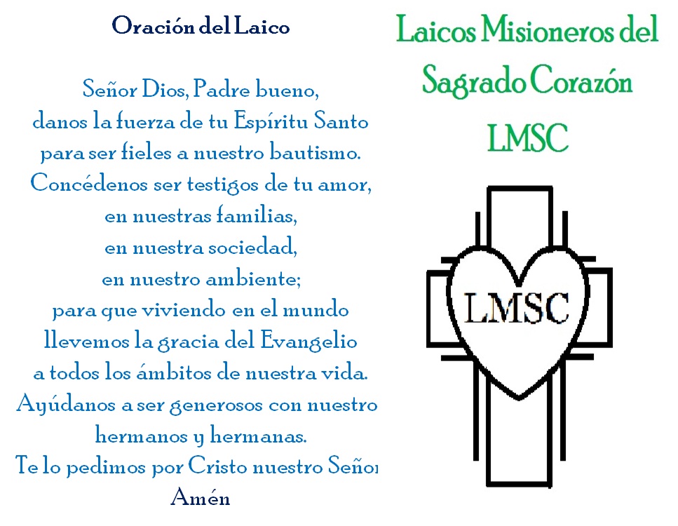 Laicos Misioneros del Sagrado Corazón - Colombia: Oración del Laico