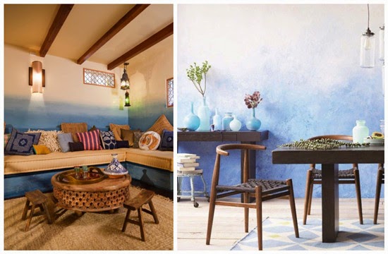 Fashion Home Design: Gradient Color Brushed out a Different Wall Art