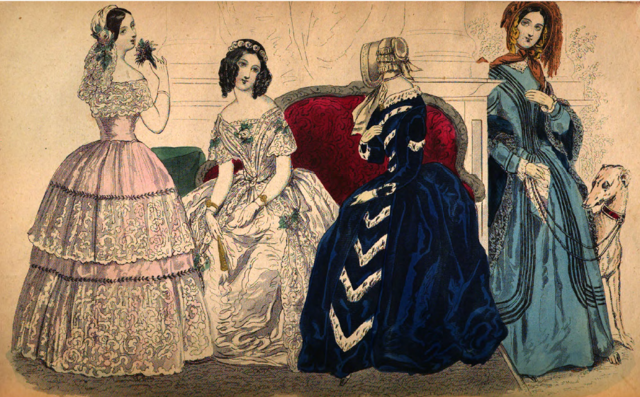19th Century Historical Tidbits: 1845 Fashions
