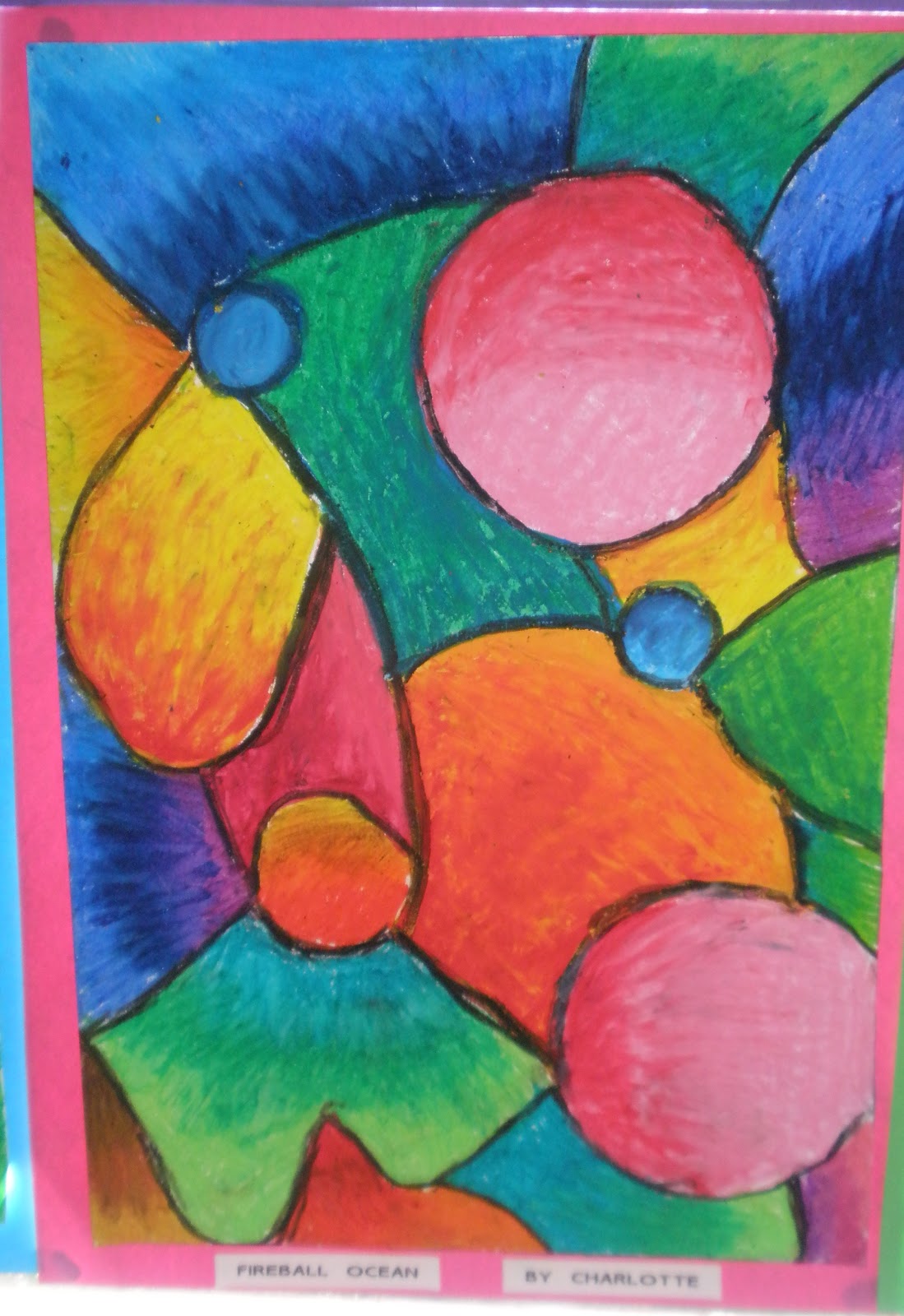 Art with Mrs Baker: Curved Line Oil Pastel Pictures