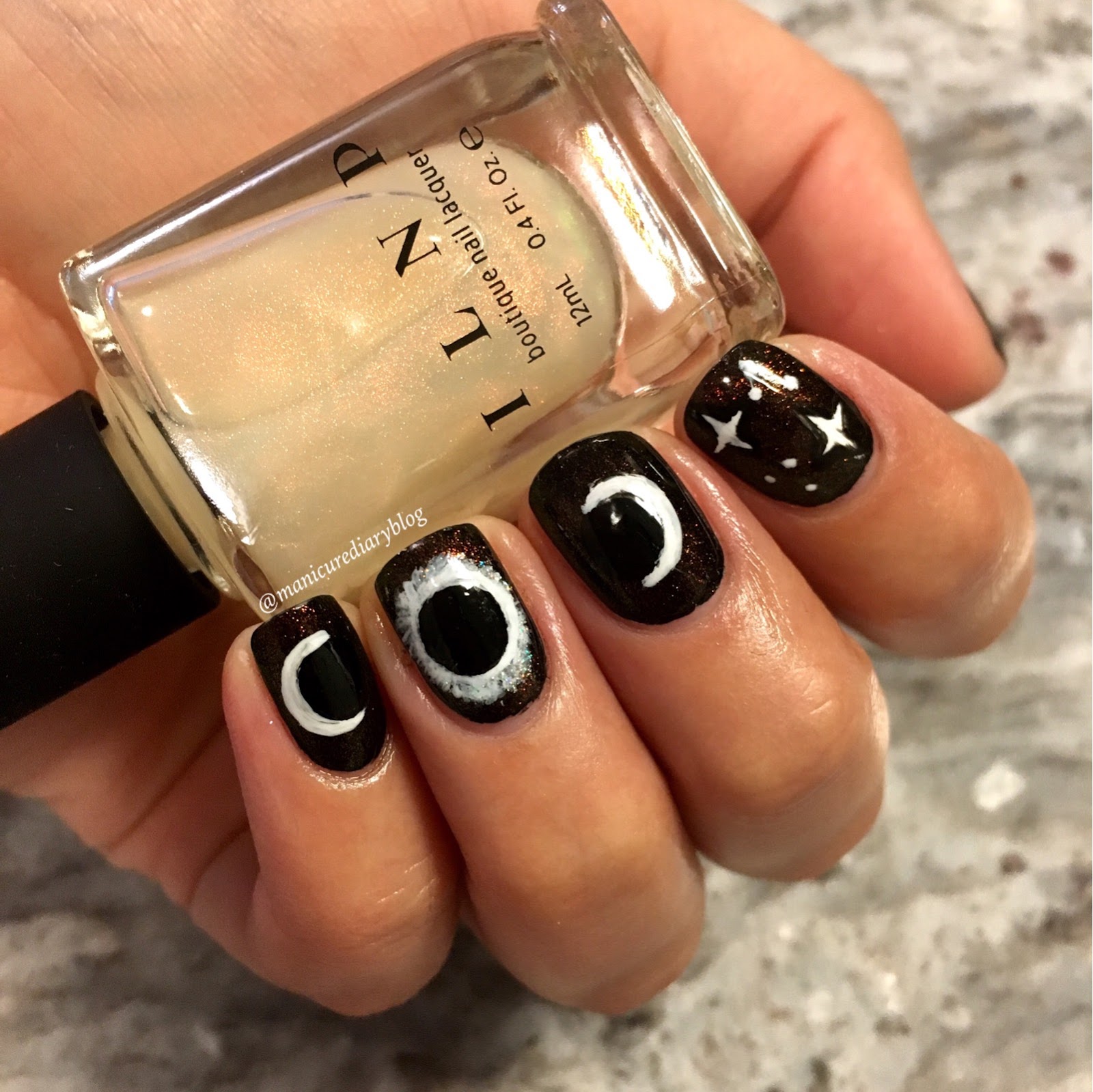 Manicure Diary: Solar Eclipse Nails