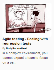 AgiloPedia: Agile testing - Dealing With Regression Tests
