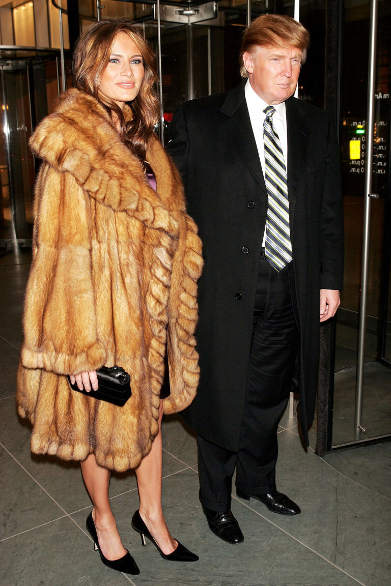 The Night Wind: MELANIA GETS A NEW FUR COAT