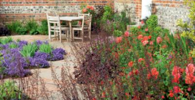 Contemporary English garden design ~ English garden