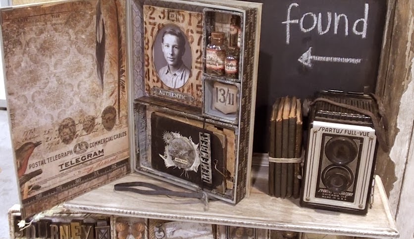 BlueMoon Scrapbooking: CHA2014 Tim Holtz ideaology booth