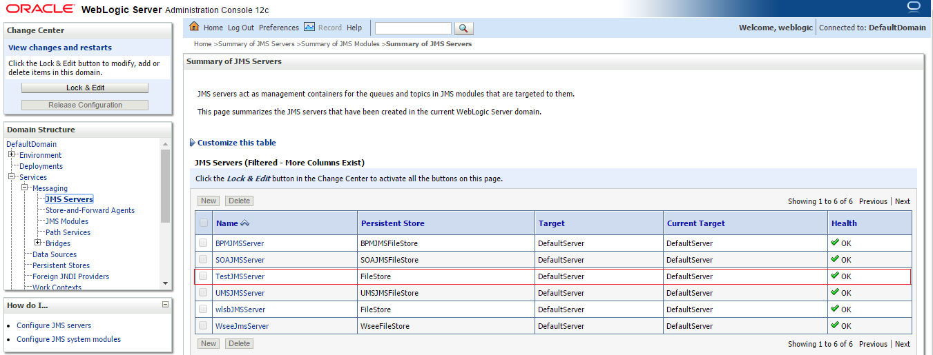 Adsterra Business Service Jms Queue In Weblogic Server 12c