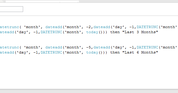 Tableau Visualizations: How to show last 3 or 6 Months Sales?