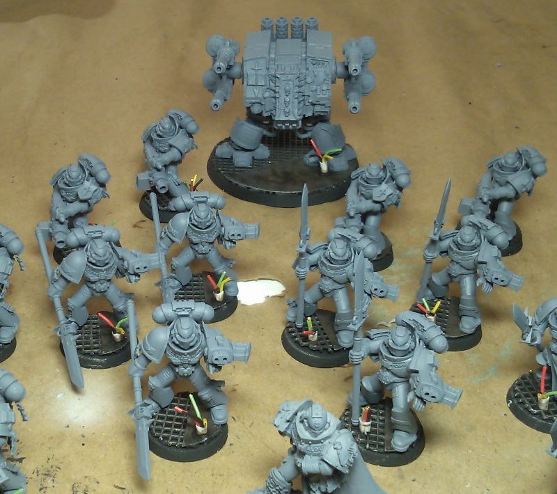 How to Lose at 40k: Grey Knight bases completed