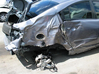 Very Badly Crash of A Smart Car (Photos) | Smart car accident photos