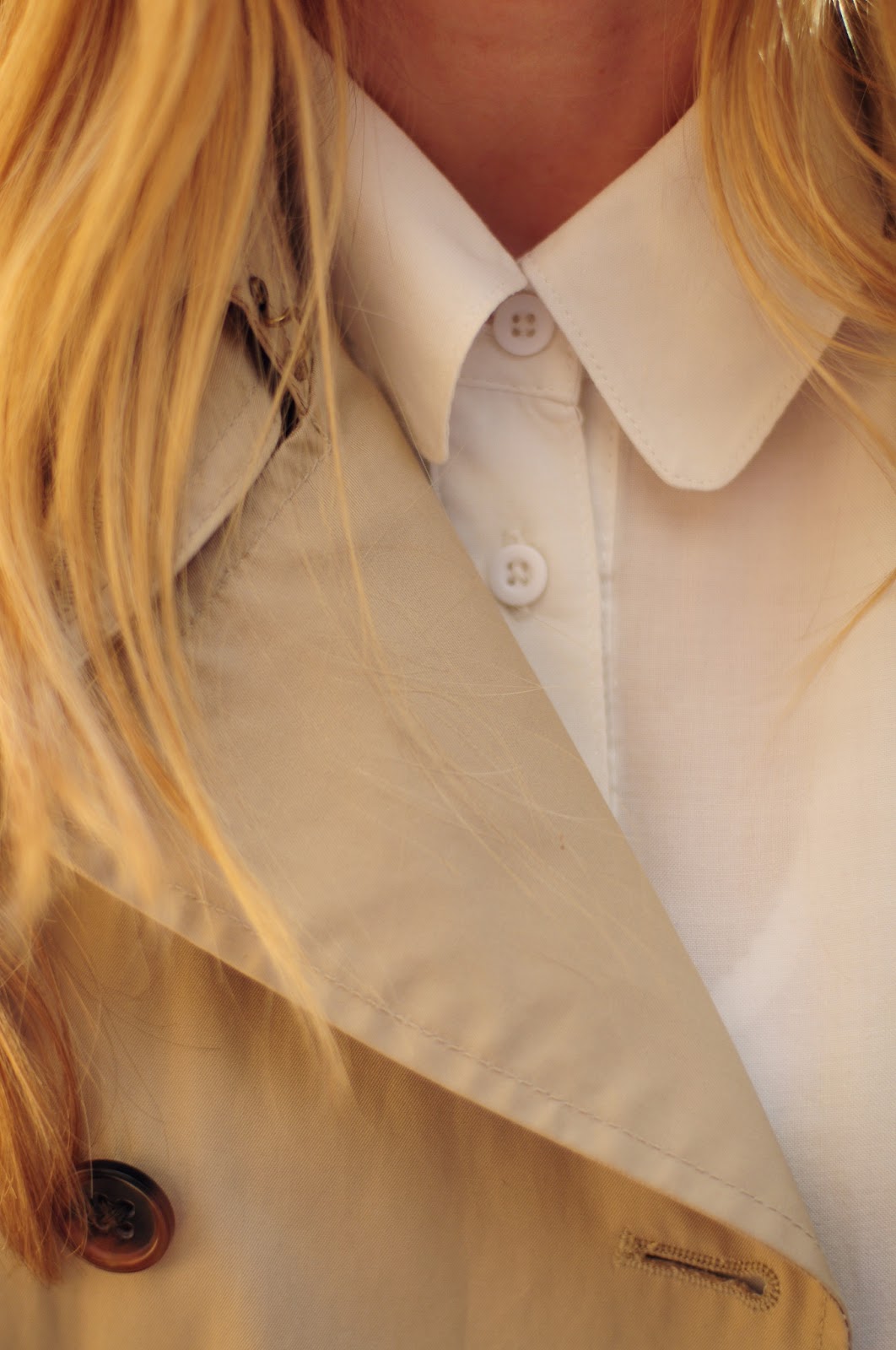 Spring White with Trench Coat ~ Thread Ethic | Modest Fashion
