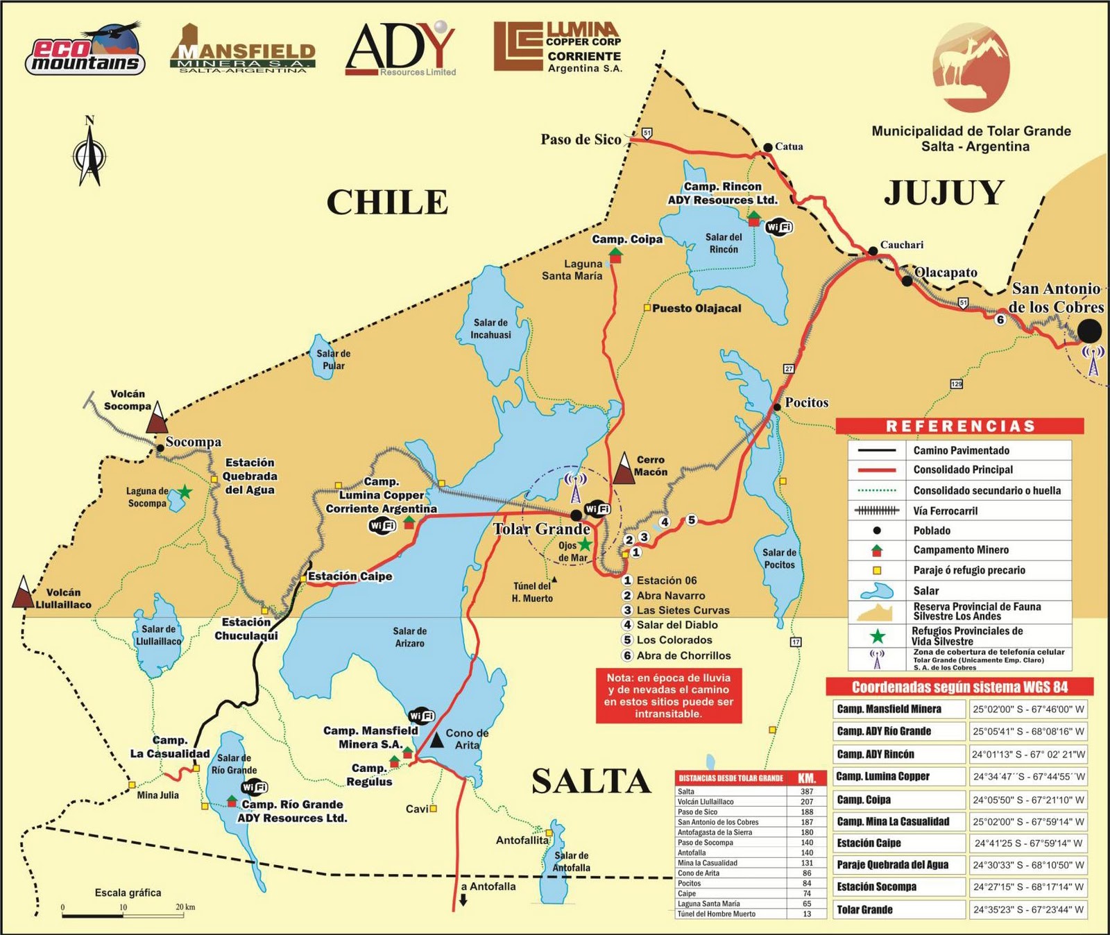 BOLETIN DE NOTICIAS de MOVIDA AMBIENTAL: SALTA: ProyectoS Mineros, El ...