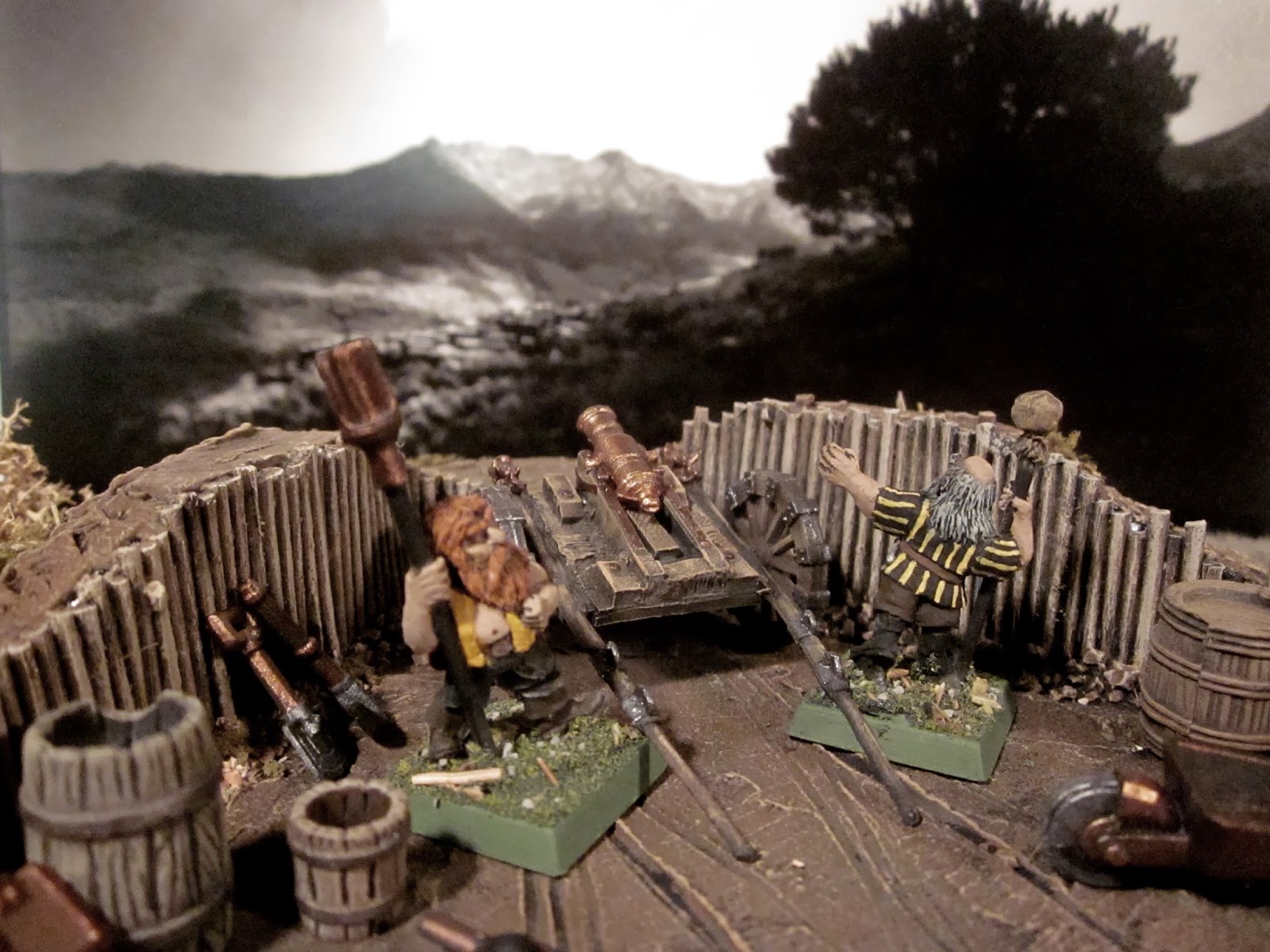 Battleground Hobbies: How To: Build an Artillery Emplacement - Part Two