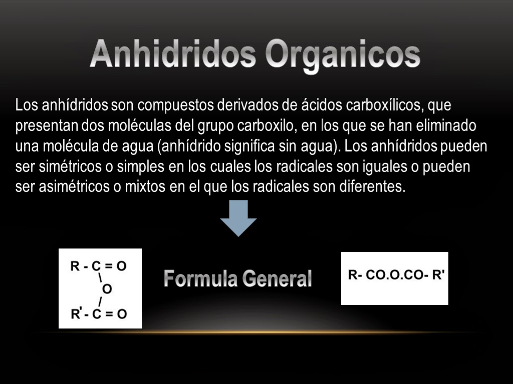 Anhidridos Organicos