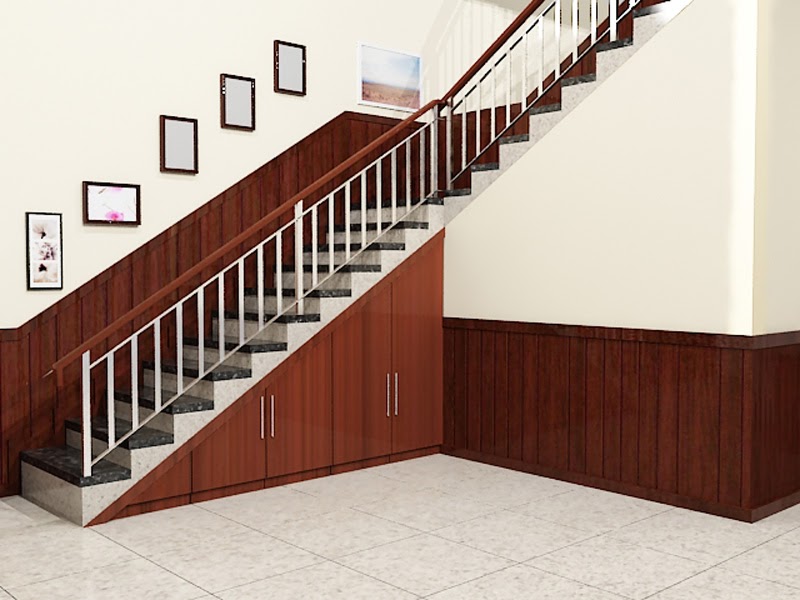 25+ Inspirasi Model Rak Tv Bawah Tangga