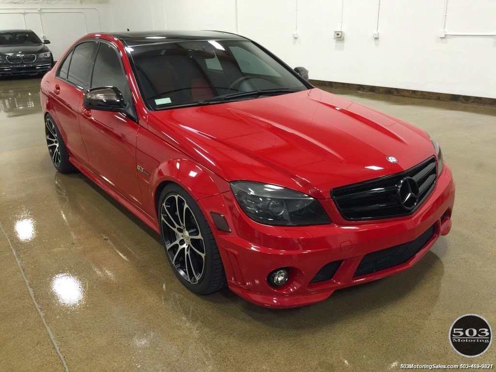 Mercedes-Benz W204 C63 AMG Mars Red | BENZTUNING