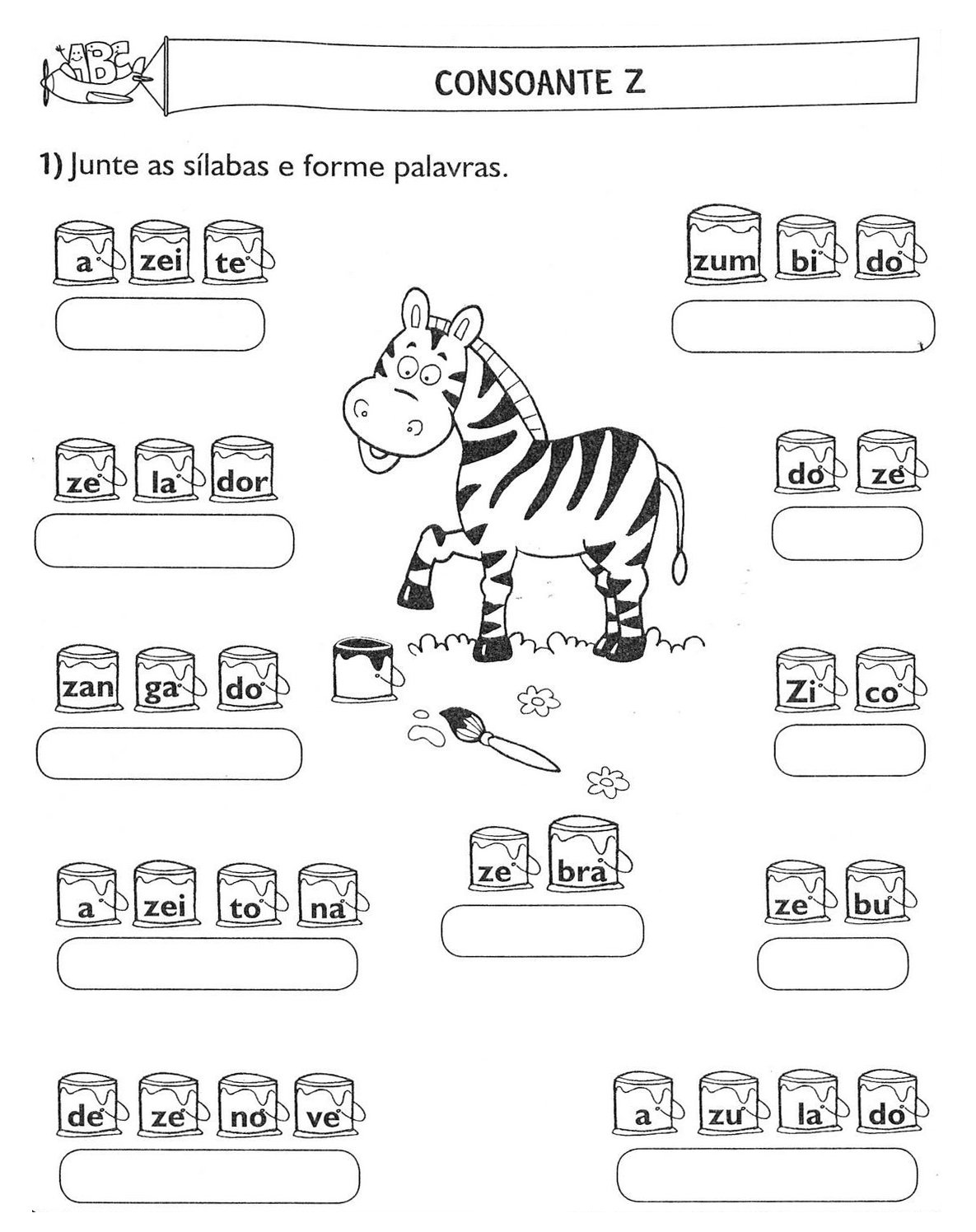 70 ATIVIDADES DE ALFABETIZAÇÃO - JUNTANDO SÍLABAS