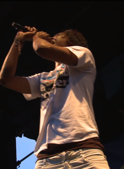 Celeb Saggers: Danny Brown Sagging with His Top Button Undone