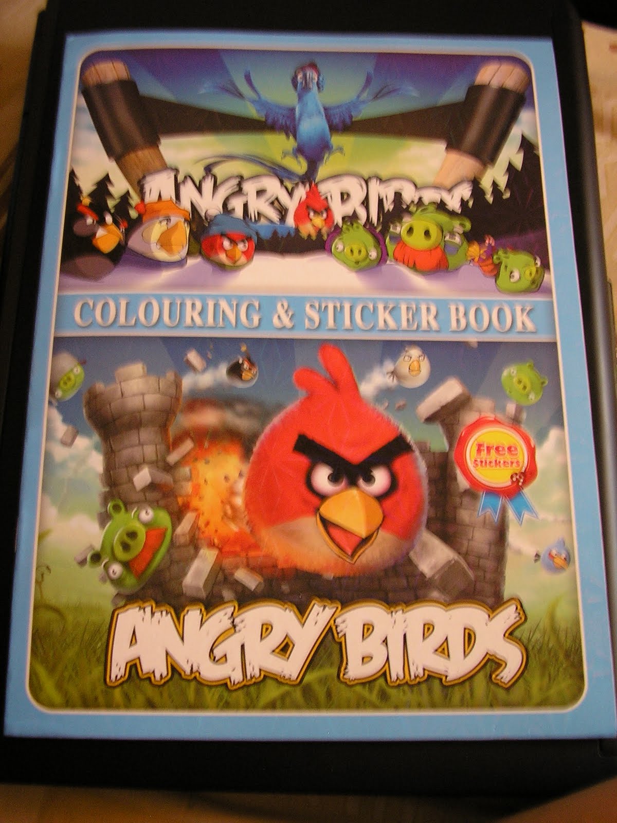 Penangfleamarket: Angry Birds : Colouring & Sticker Book