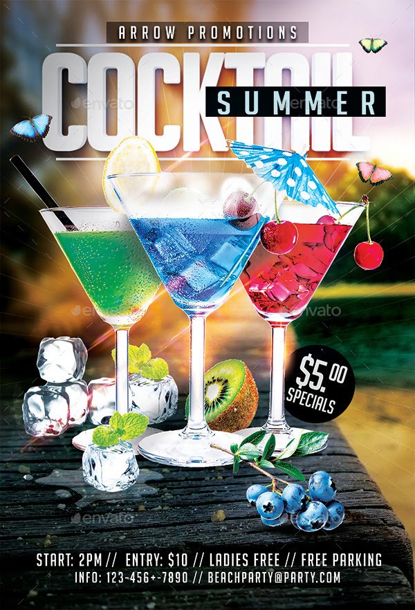 17+ Creative Cocktail Party Flyer Designs ! Download Now - Download ...