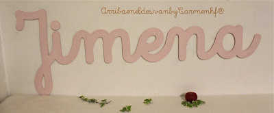 letras de caligrafía infantil : JIMENA