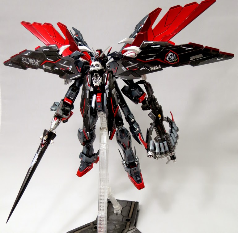 GUNDAM GUY: MG 1/100 Crossbone Gundam Full Cloth X Maoh - Custom Build