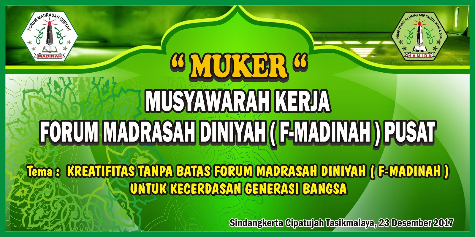 Contoh Spanduk Rapat Kerja.cdr - KARYAKU