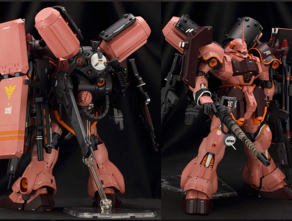 Custom Build: MG 1/100 Geara Doga "Full Frontal Custom" [Detailed]