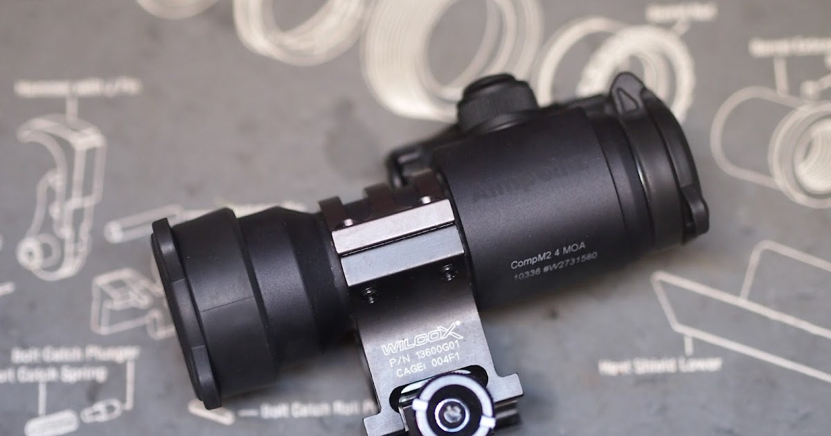 Mister Donut's Firearms Blog: Aimpoint Comp M2 with Wilcox mount