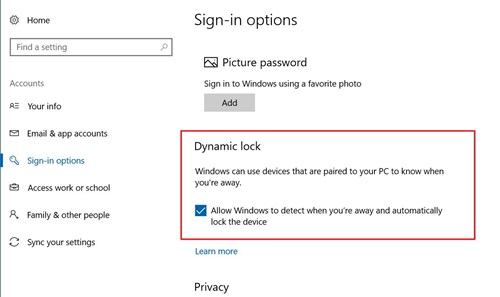 How to Automatically Lock Windows PC Using Dynamic Lock | Haky Trick ...