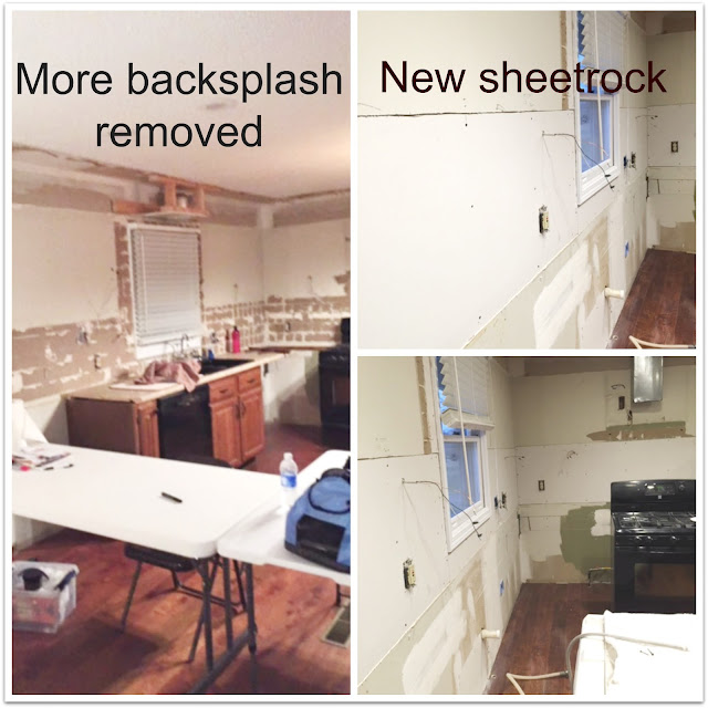 JBigg: Life in Kentucky: Remodeling the Kitchen - sheetrock and a ...