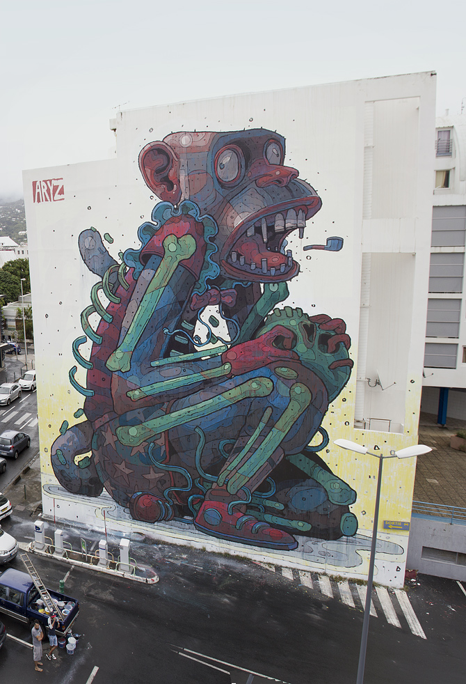 Vimural: The Viral Mural Home to Street Artist Biographies: Aryz