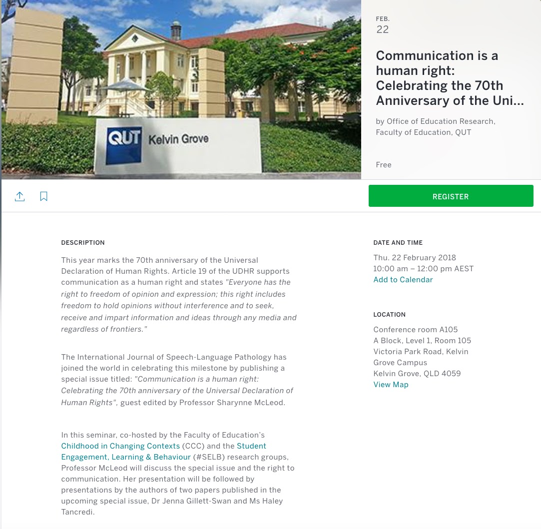 Speaking my languages: Invited lecture at Queensland University of ...