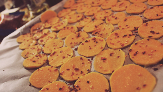 Grünerlycka: Pumpa chips!