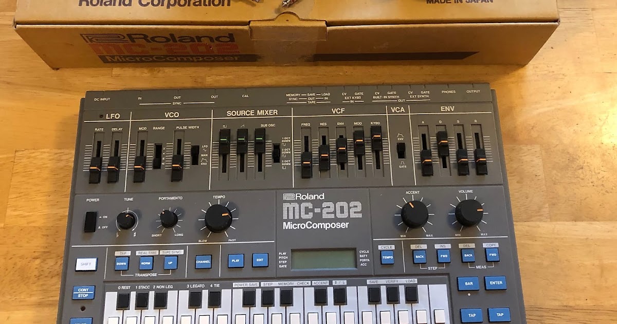 MATRIXSYNTH: Roland MC-202 Micro Composer - Cherry w/ Original Box