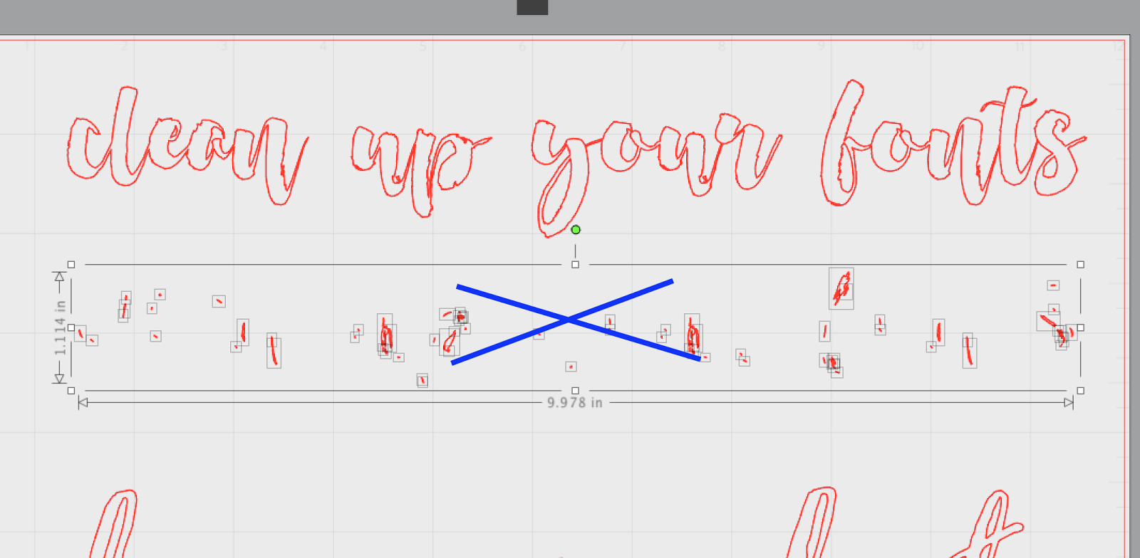 Quick Trick to Make Script and Brush Fonts More Silhouette Cut Friendly ...