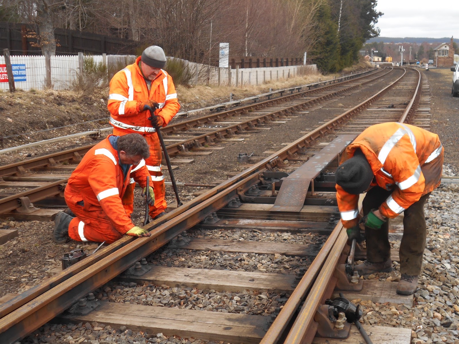On Track at the Strathspey Railway: Switches & Crossings Maintenance ...
