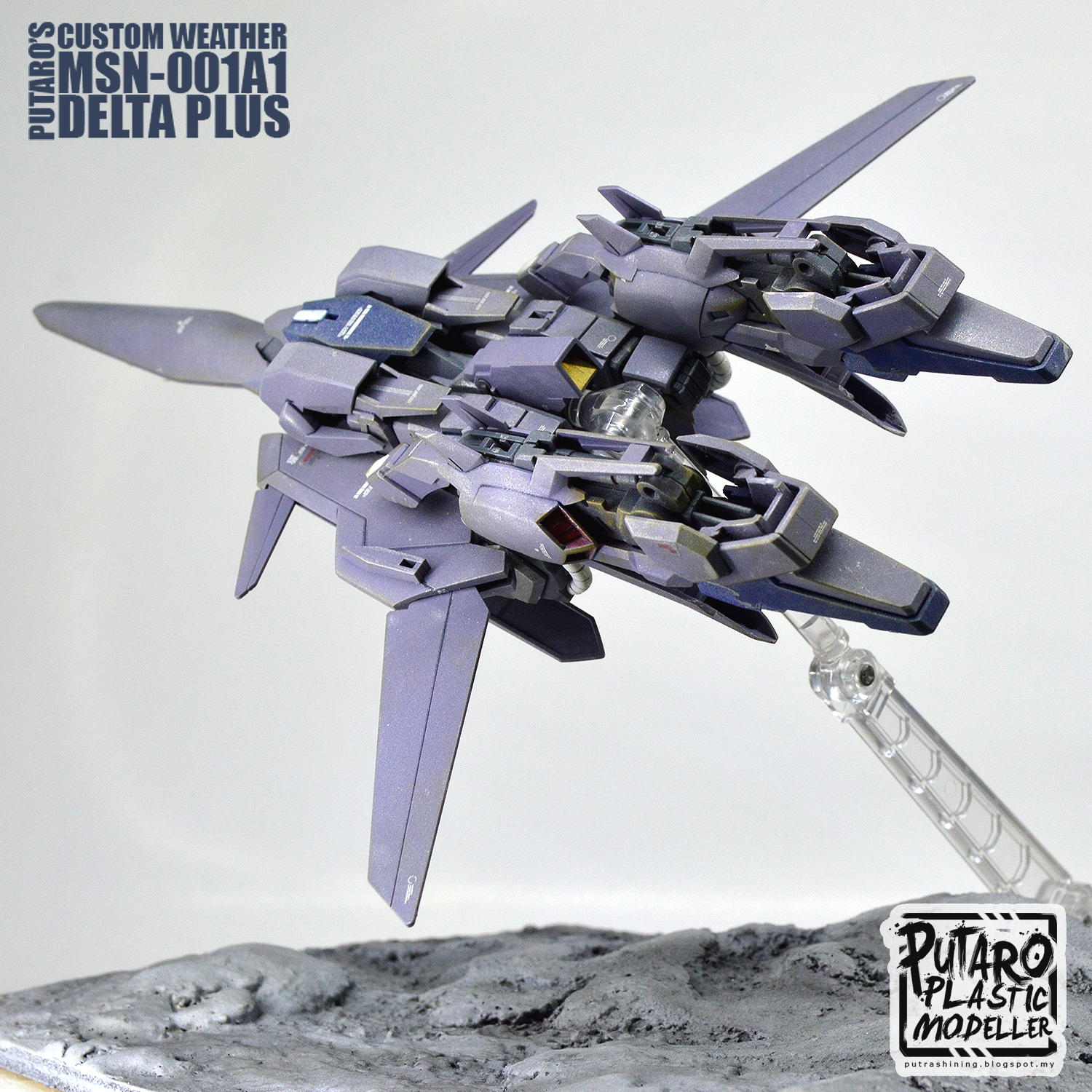 HGUC 1/144 MSN-001A1 DELTA PLUS custom by Putra Shining