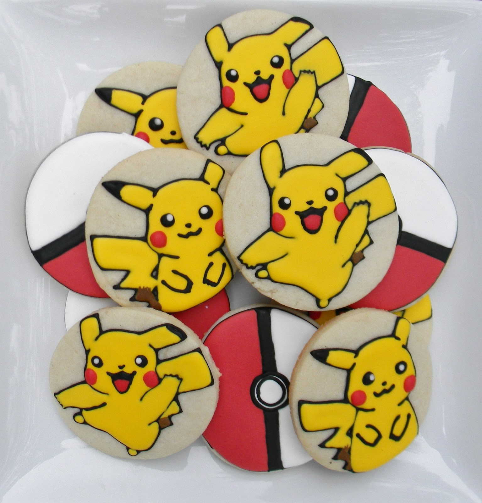Sweet Melissa's Cookies: Happy Birthday, Jack: Pikachu Cookies
