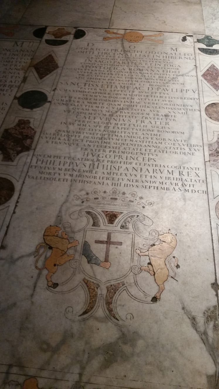 Rónán Gearóid Ó Domhnaill: O'Donnell grave Rome