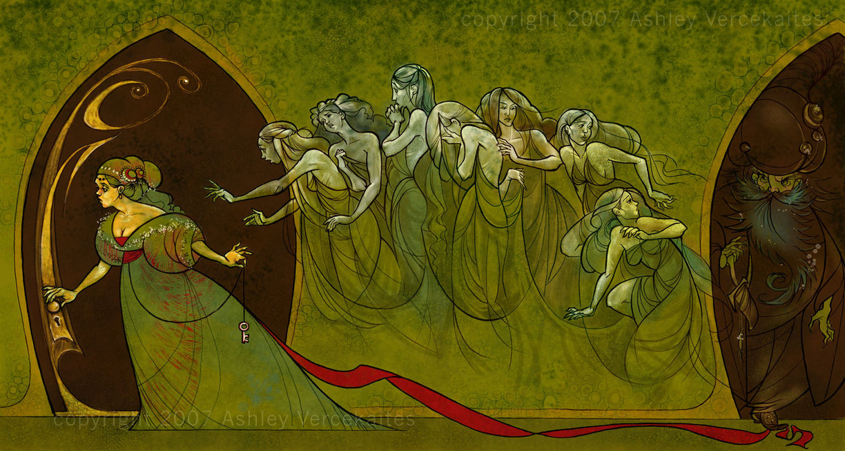 Once Upon A Blog...: Bluebeard Illustration Roundup