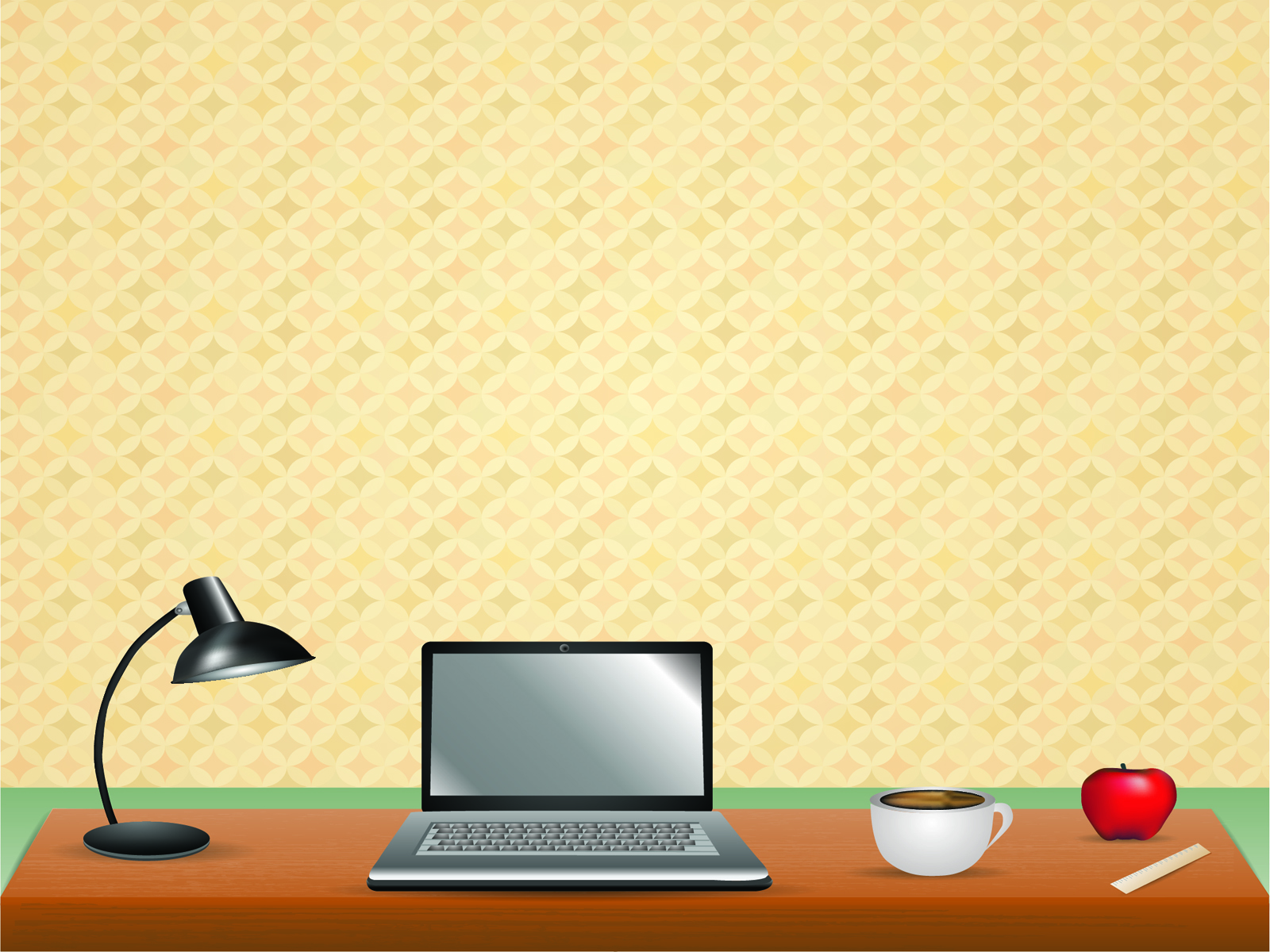 Office scene PowerPoint background
