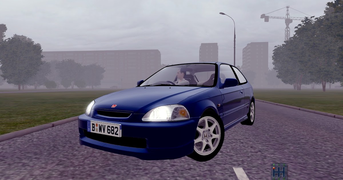 City Car Driving Mods: Honda Civic Type-R 1997 [1.3.3]