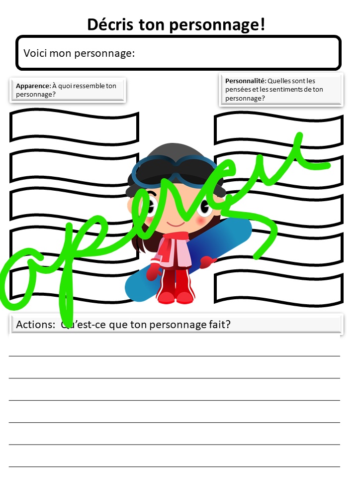 la classe de caro.: Les éléments d'une histoire - 18 pages - HIVER