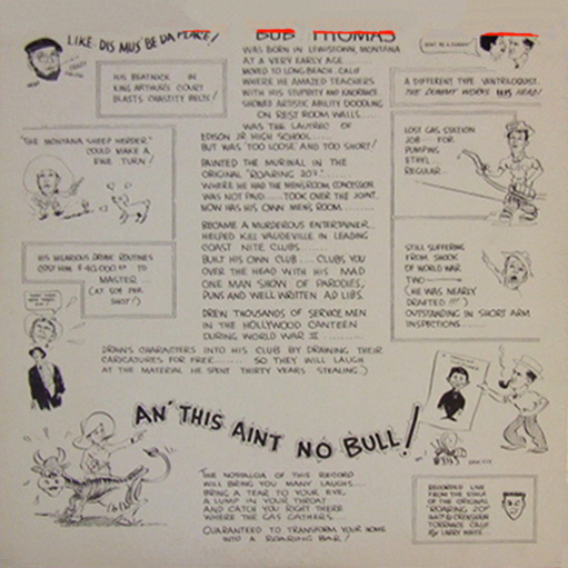 Vintage Stand-up Comedy: Bub Thomas - Smoker Stories 1960