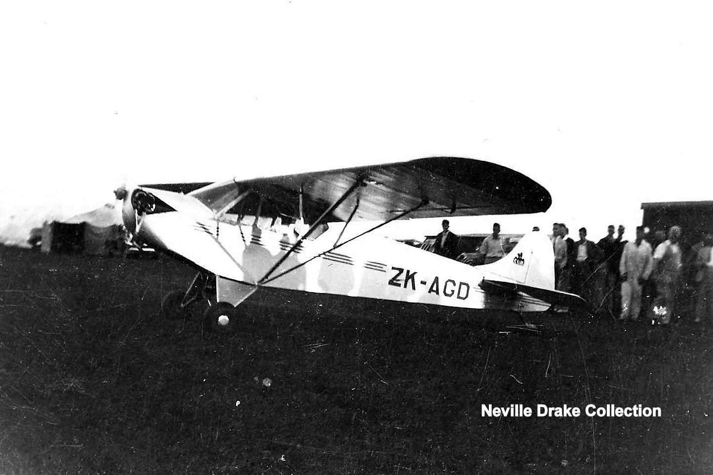 NZ Civil Aircraft: Taylor J2 Cub ZK-AGD Restoration at Hastings 20-2-2016