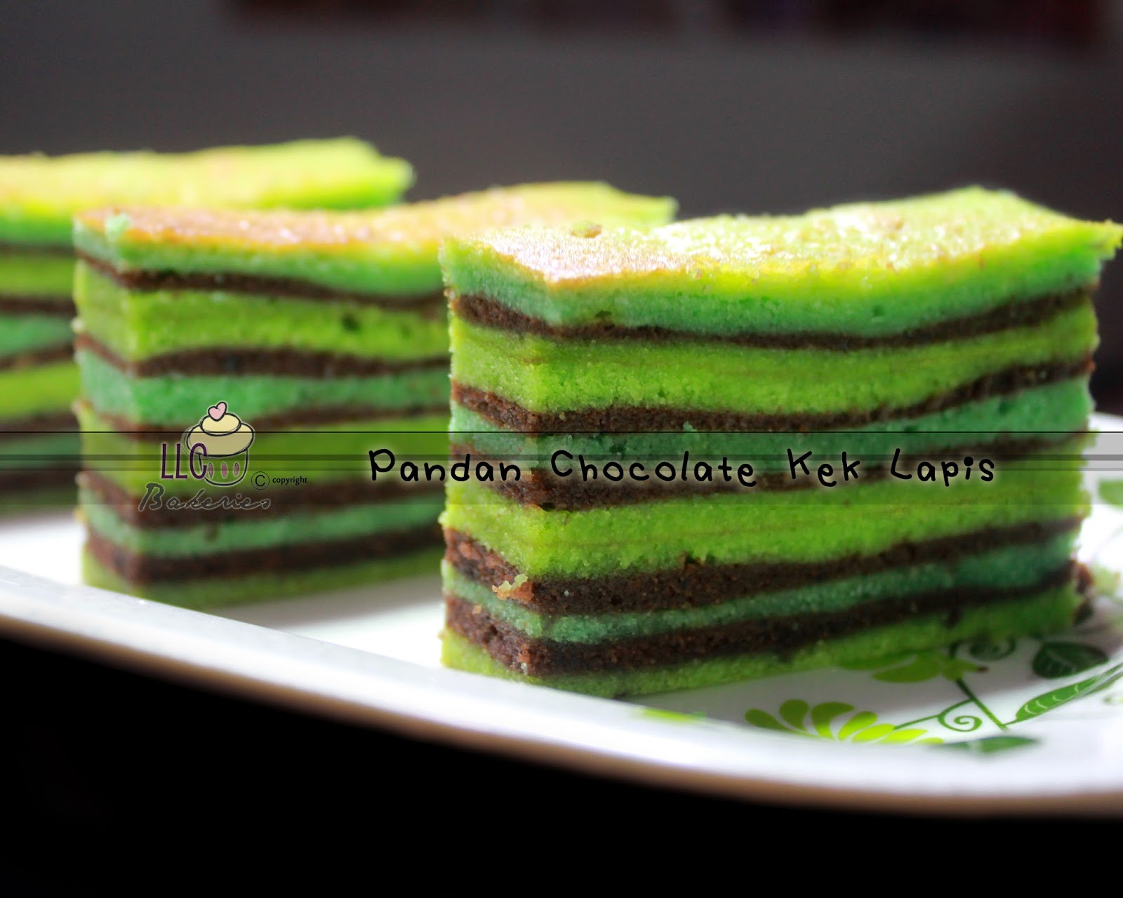 LLC Bakeries: Pandan Chocolate Kek Lapis