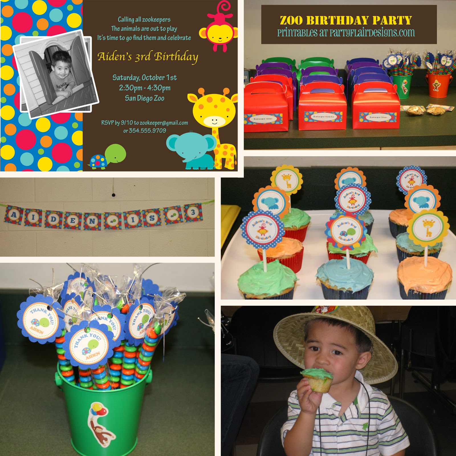 PARTY RECAP: Zoo Birthday Party