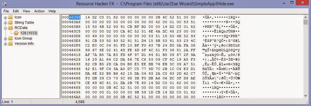 Reverse Engineering Tips: Unpacking Jar2Exe 2.1: Extracting The Jar ...