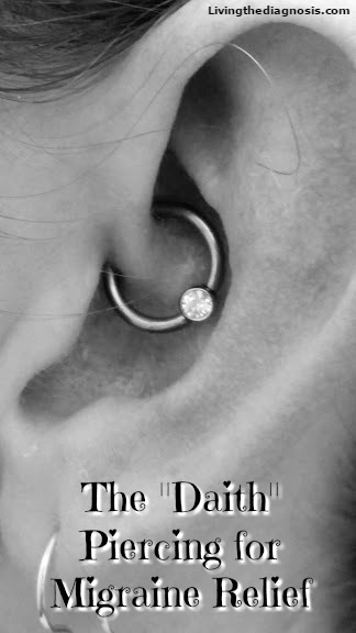 Living the Diagnosis: Piercing the Pain Away: Daith Piercing for ...