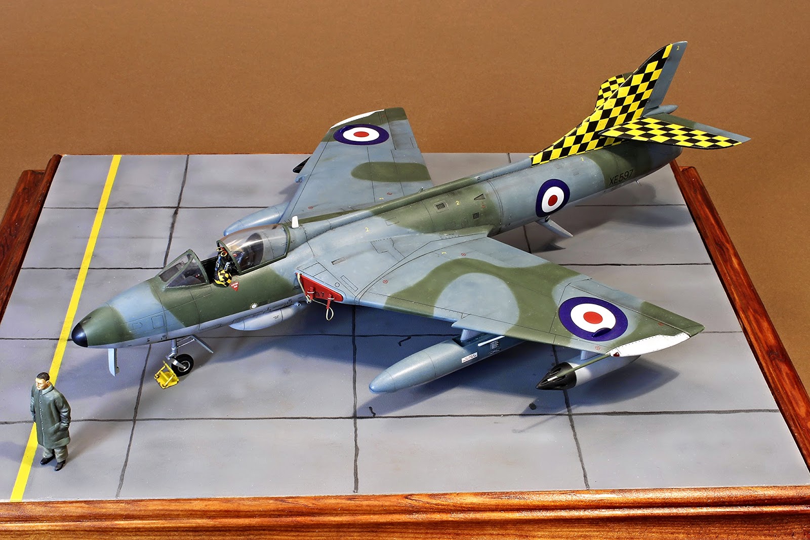 Istvan Michalko's scale models: Hawker Hunter F6. - Academy, 1/48 - My ...